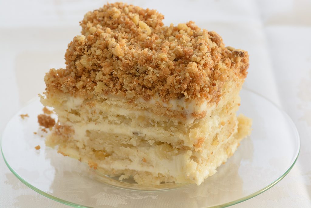 Smetannik Sour Cream Cake (Торт Сметанник) - Russian Recipe Book