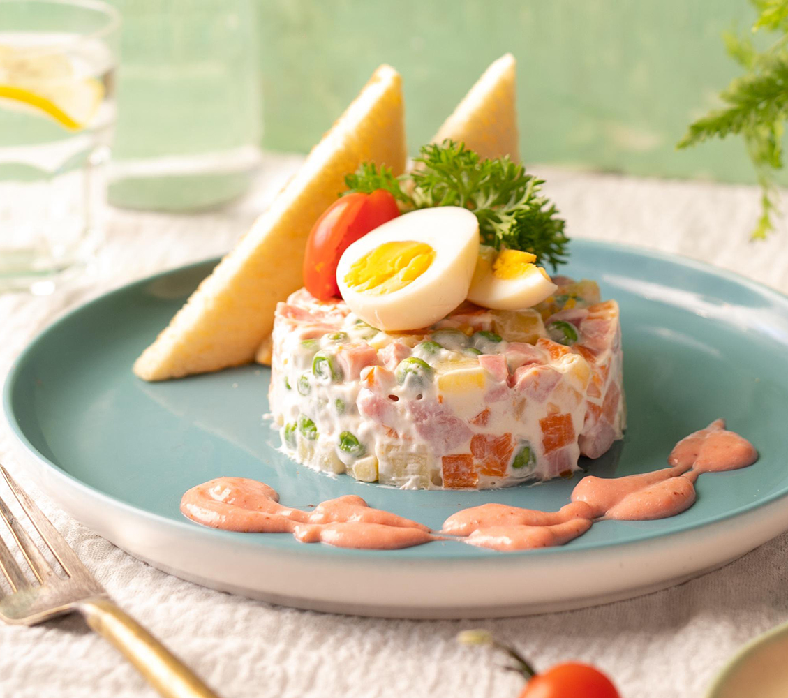 Olivier Salad (Салат Оливье) - Russian Recipe Book